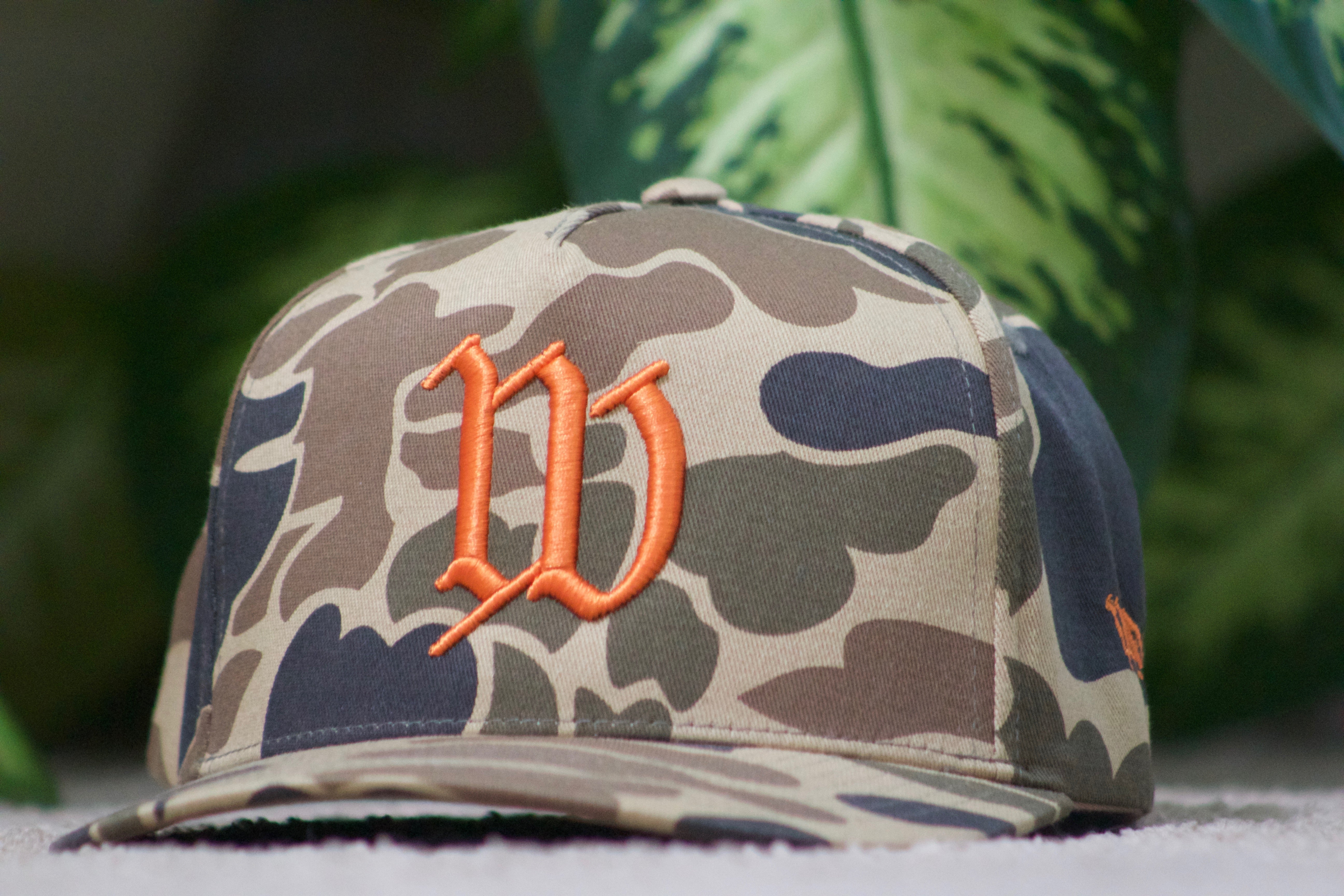 W Duck Camo Puff Cap — We Da People Edition